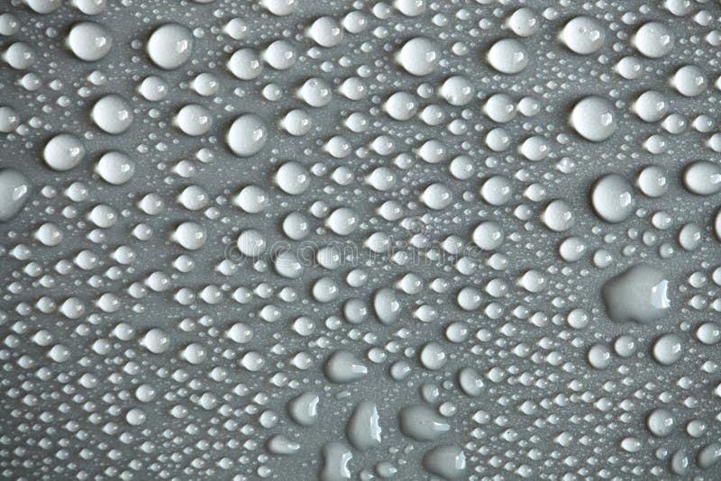 Water Drops on Light Background, Top View, Close-up, Macro. Great ...