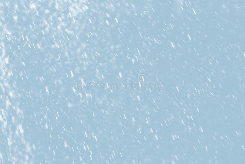 Water Drops in Light Blue Tonality Stock Photo - Image of shine ...