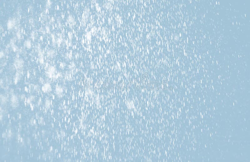 Water Drops in Light Blue Tonality Stock Photo - Image of shiny ...