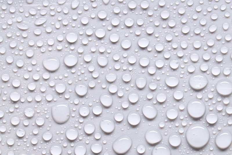 Water Drops on Gray Background Stock Photo - Image of health, clear ...