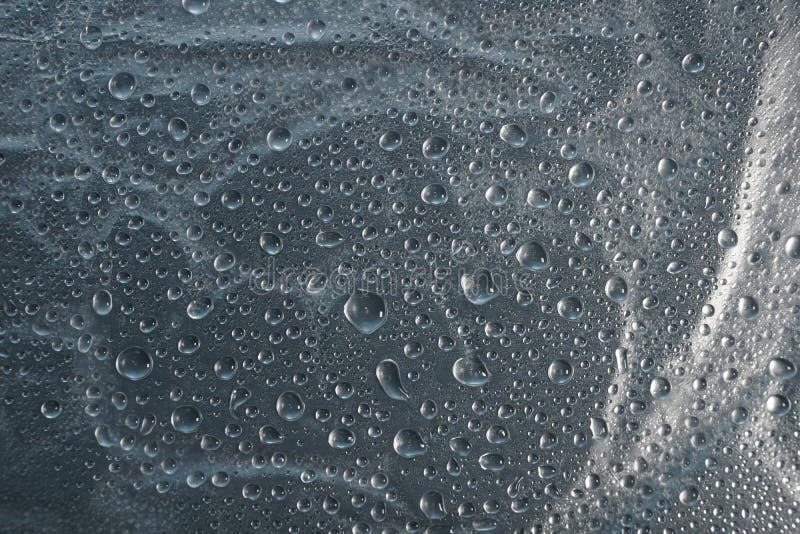 Water Drops on Metal Surface Texture Background Stock Photo - Image of ...