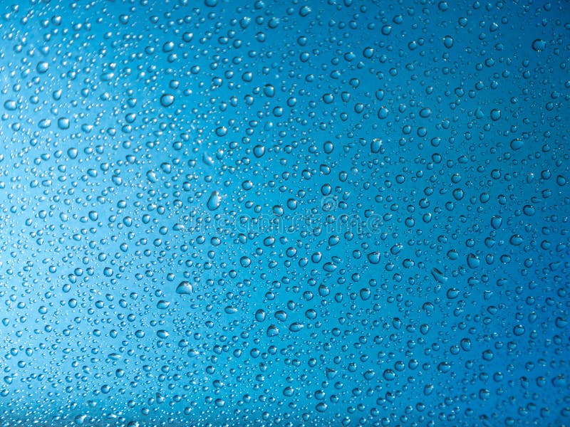 Water Drops on Mirror Background Stock Image - Image of metallic ...