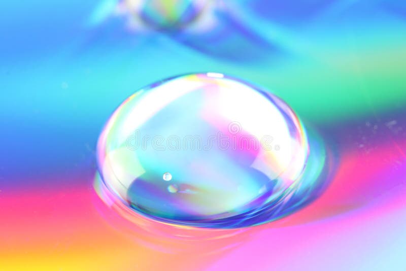 Water drops on mix color. stock photo. Image of colorful - 39455734