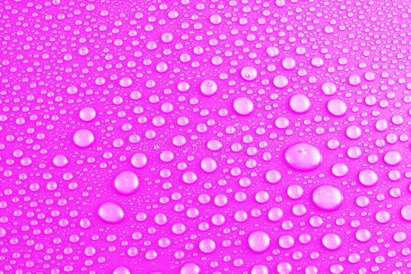Water Drops on Pink stock image. Image of effect, light - 2444079
