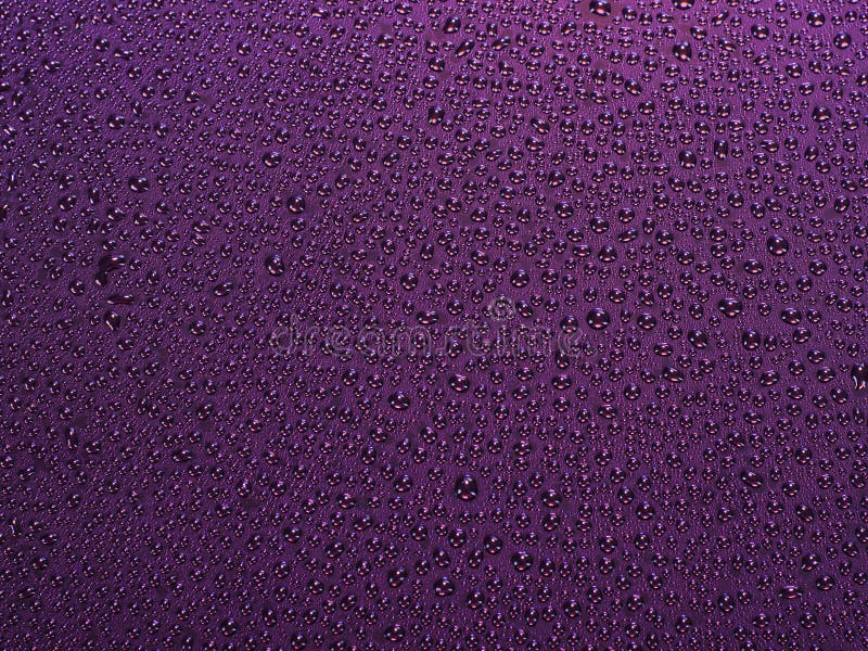 Purple Background with Drops Stock Image - Image of raindrops, splash ...