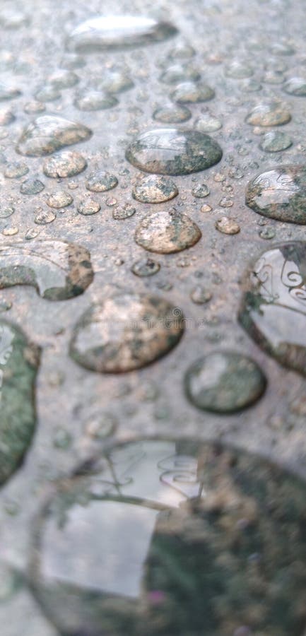 Water Drops of Rain Look Nice Stock Photo - Image of water, rain: 166668996