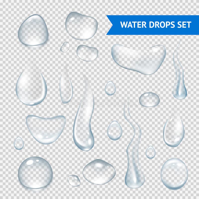 Water drops stock vector. Illustration of purity, circle - 10903639