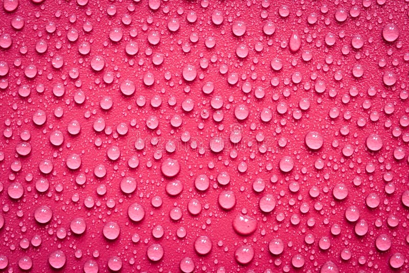 Water Drops on Red stock photo. Image of drops, clean - 173884614