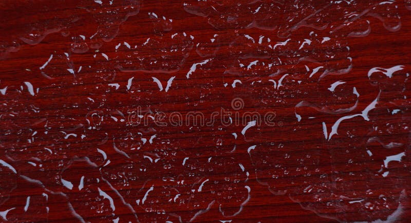 Water Drops on Red Laminate Stock Image - Image of drop, studio: 324958971