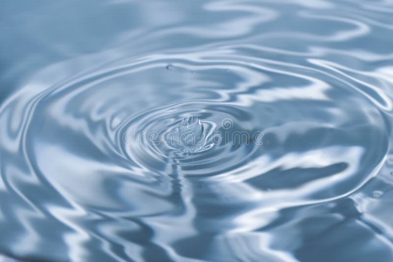 Water Drops with Ripple Effect Stock Photo - Image of waves, bubbles ...