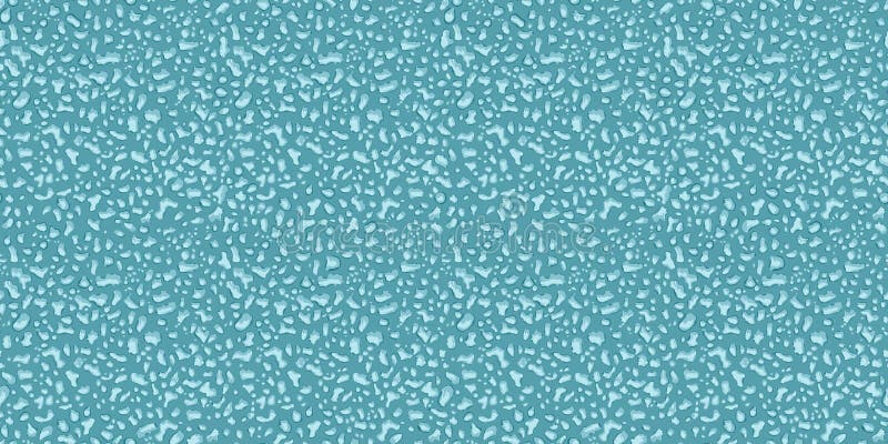 Water Drops Seamless Pattern. Blue Spot, Abstract Blot. Small Chaotic ...