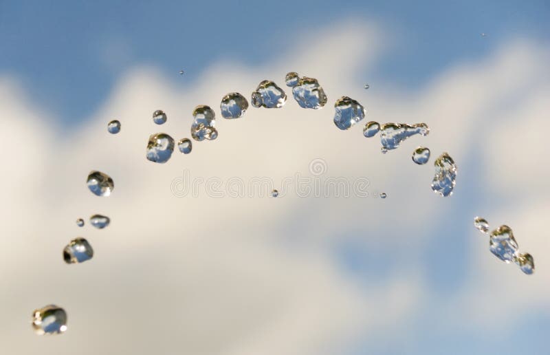 Extra Close-up of Water Drops Stock Photo - Image of dimensional, rain ...
