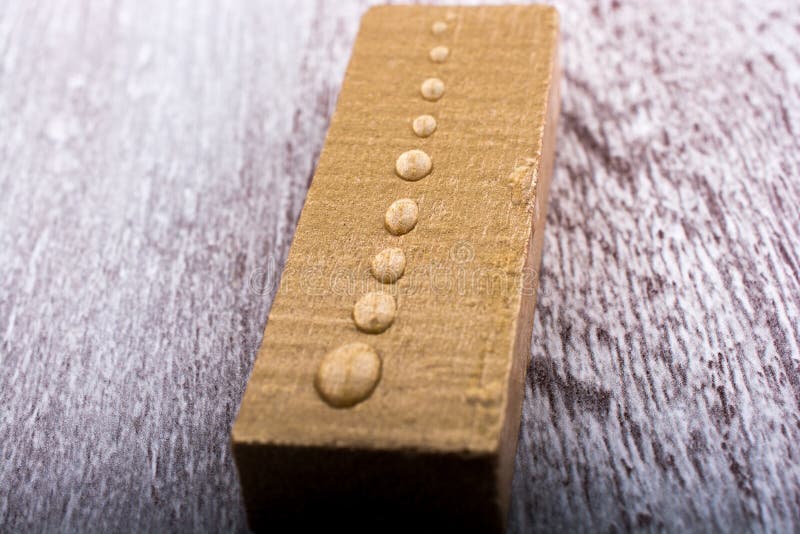 Water Drops on Solid Surface Stock Photo - Image of surface, drop: 87567288