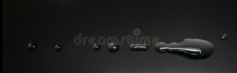 Water Drops on the Surface of a Lcd Screen Stock Photo - Image of ...