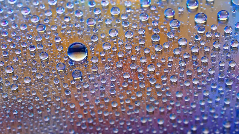 Water Drops. Texture of the Drops. Abstract Gradient Backdrop ...
