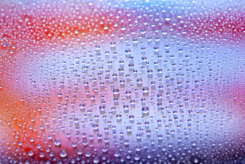 Water Drops. Texture of the Drops. Abstract Gradient Background. Color ...