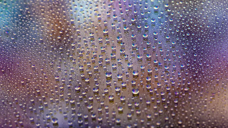 Water Drops. Texture of the Drops. Abstract Gradient Background. Dark ...