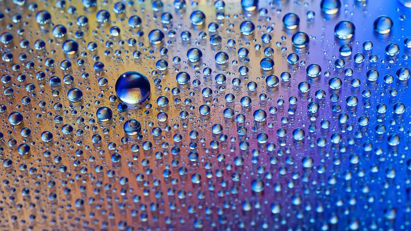 Water Drops. Texture of the Drops. Abstract Gradient Background ...