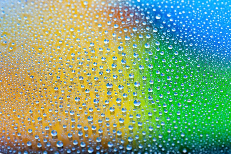 Water Drops. Texture of the Drops. Abstract Gradient Background ...