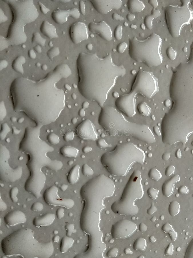 Water Drops on the Tile Floor Stock Photo - Image of texture, concrete ...