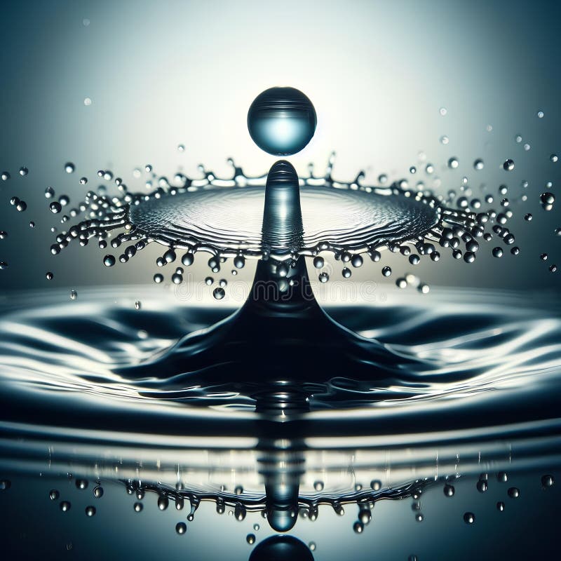 Water drops water drops stock illustration. Illustration of liquid ...