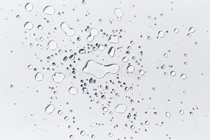 Water Drops on Purple Background Stock Photo - Image of liquid, bubbles ...