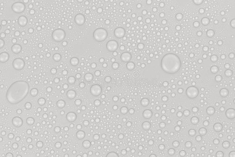 Water Drops on White Background Texture. Backdrop Glass Covered with ...