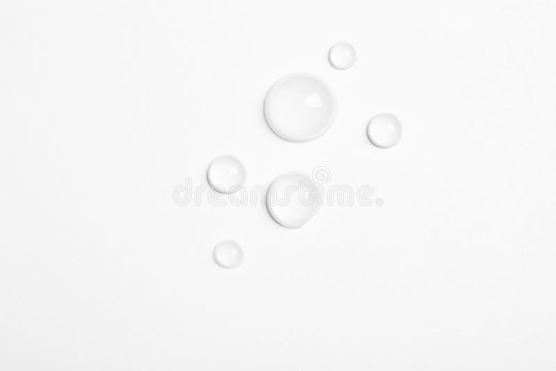 Water Drops White Background