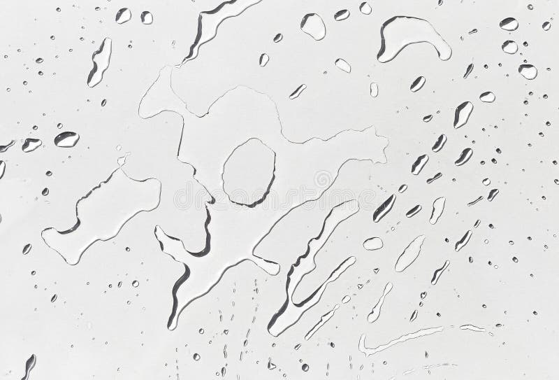 Water Drops on Purple Background Stock Photo - Image of liquid, bubbles ...