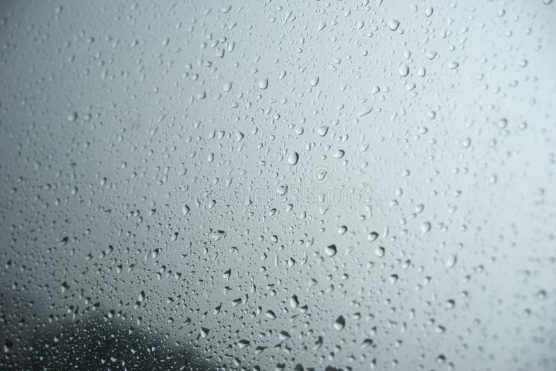 Water drops on the window stock image. Image of rain - 210225157