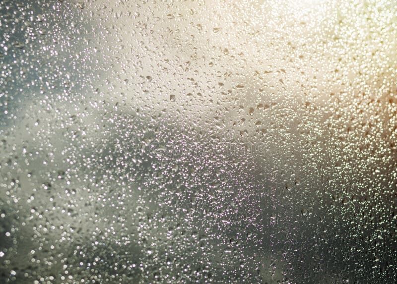 Water drops on window stock photo. Image of raindrop - 227419492