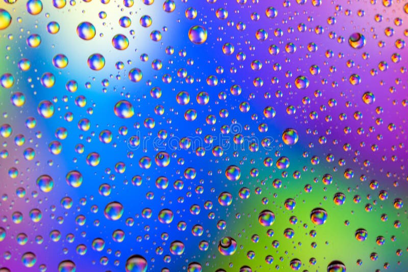 Water Drops on Window Glass. Rain Texture or Wet Pattern Background ...