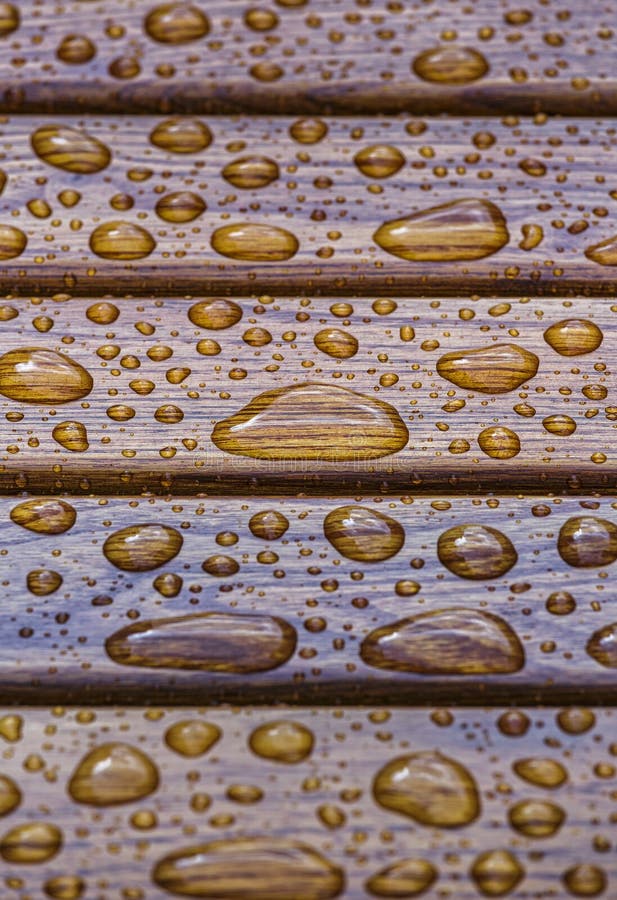 Water drops on wood stock photo. Image of aqua, fresh - 59227108