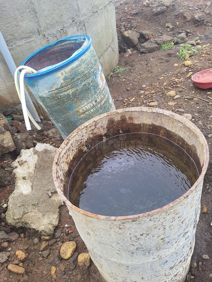 Water into the Drum stock photo. Image of blue, rock - 261582342