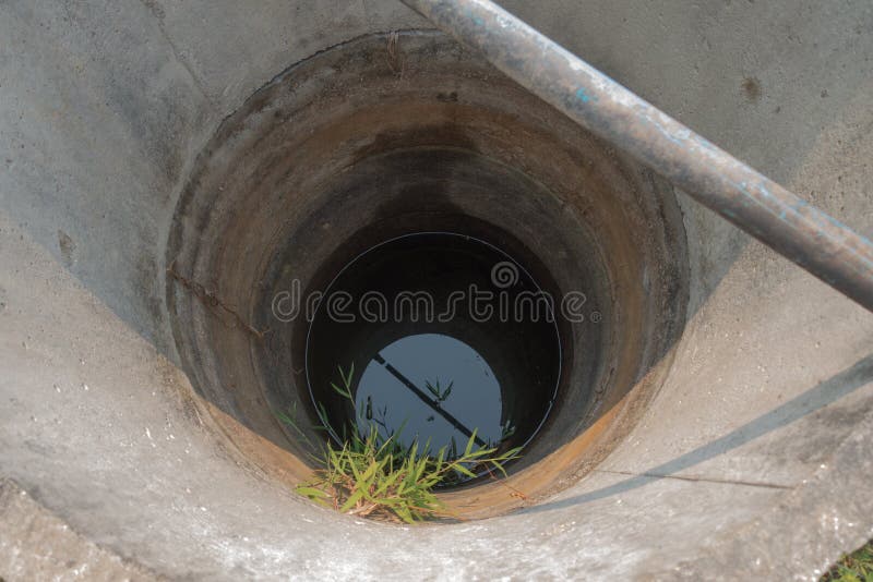 Water dry up in well stock photo. Image of vintage, country - 76538870