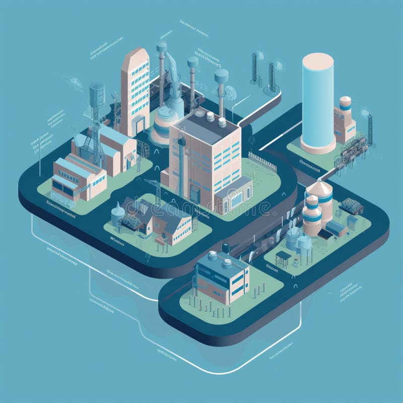 Water Efficiency in Industry - Image of an Industrial Process Optimized ...