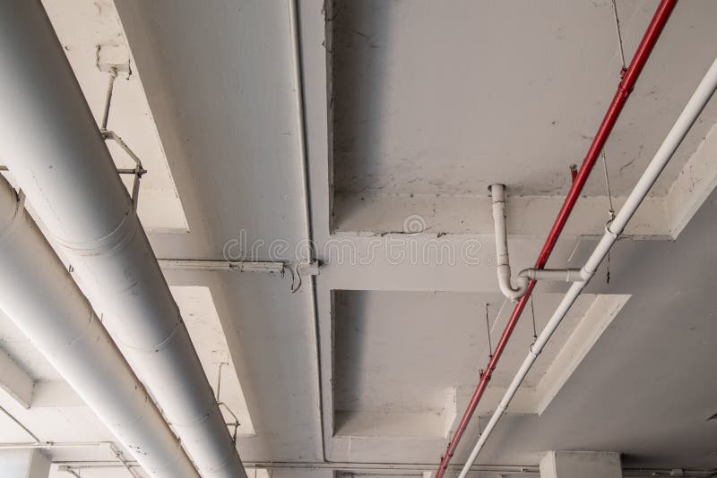 Water and Electric Wirepipe. Stock Image - Image of power, industrial ...