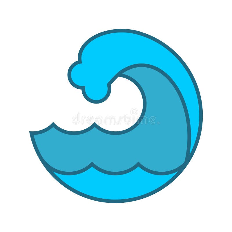 Water Element Icon Vector Design Template Stock Illustration ...