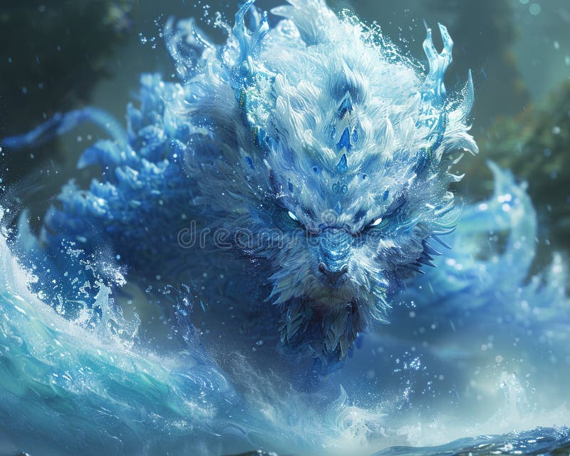 Water elemental creature stock photo. Image of limit - 315466628