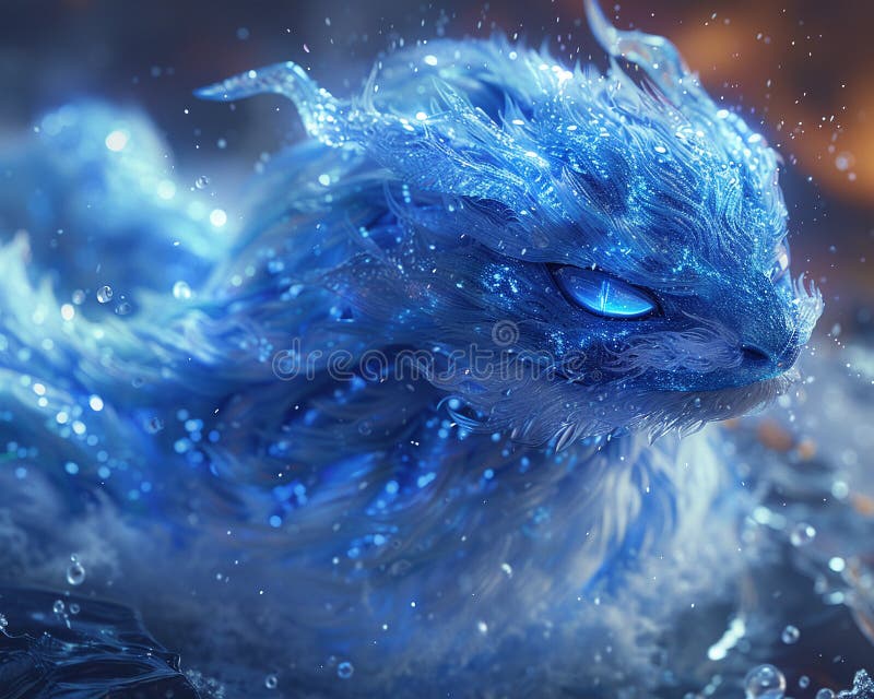 Water elemental creature stock photo. Image of emerge - 315466634