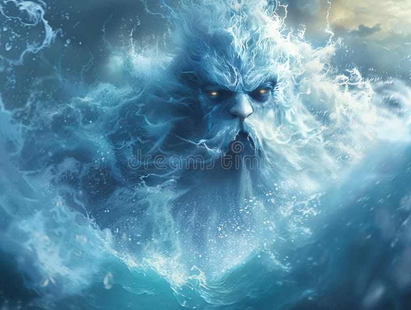 Water elemental creature stock image. Image of fantasy - 316676479