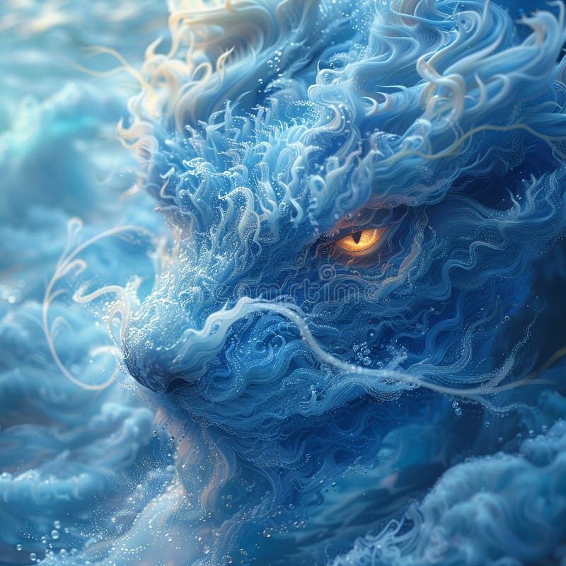 Water elemental creature stock image. Image of wonder - 316676803