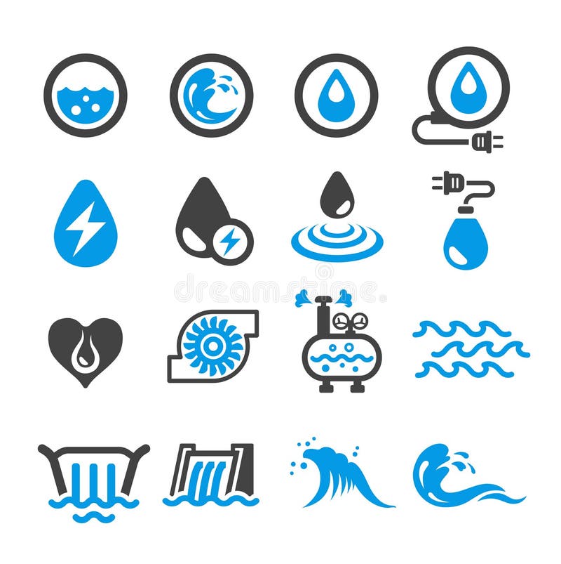 Water Energy Transparent Icon. Water Energy Symbol Design from E Stock ...