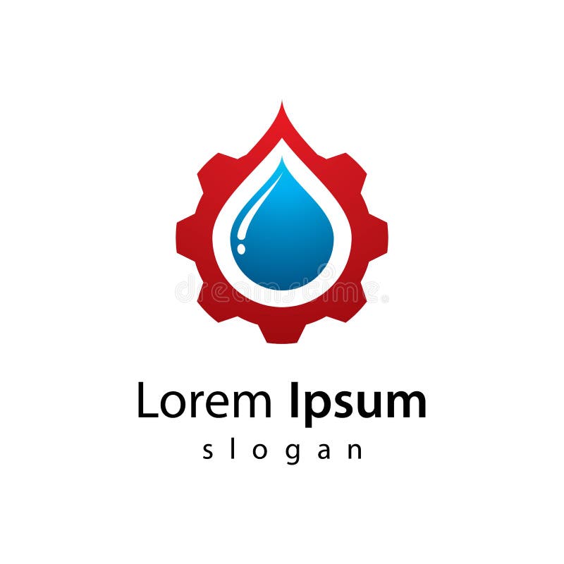 Water engine logo images stock vector. Illustration of water - 195815499