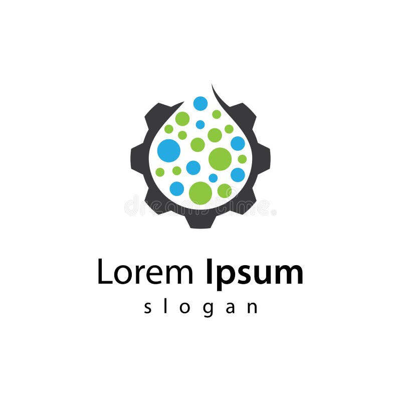 Water engine logo images stock vector. Illustration of sign - 195815670