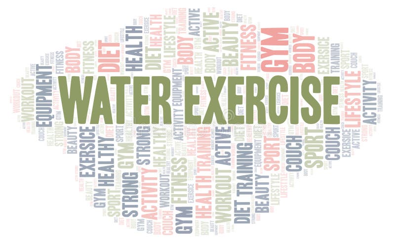 Water Exercise word cloud, Water Exercise word cloud. Wordcloud made ...