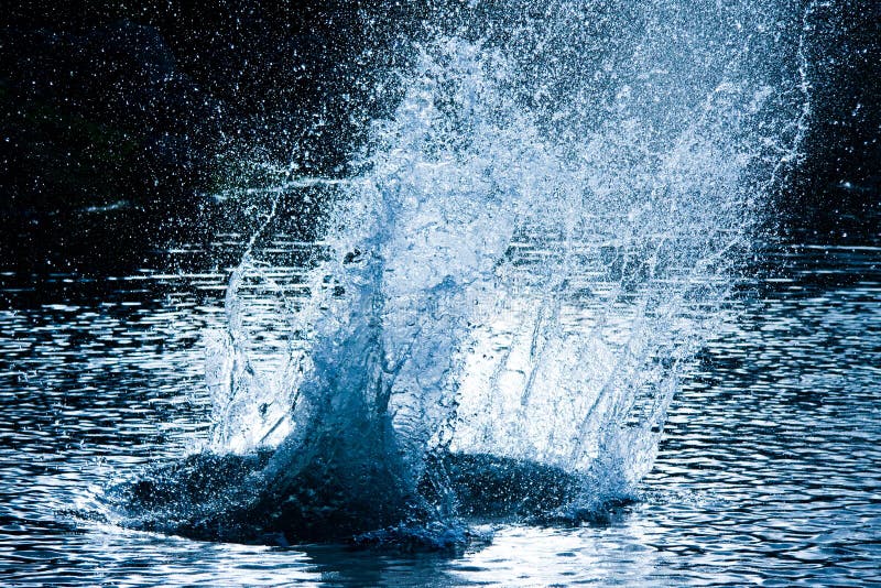 Water explosion stock photo. Image of powerful, figured - 37606644