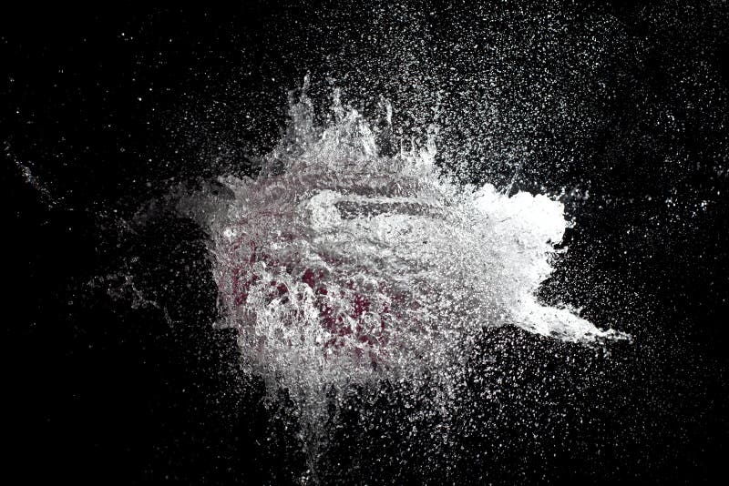 Water explosion stock image. Image of bullet, background - 41263555