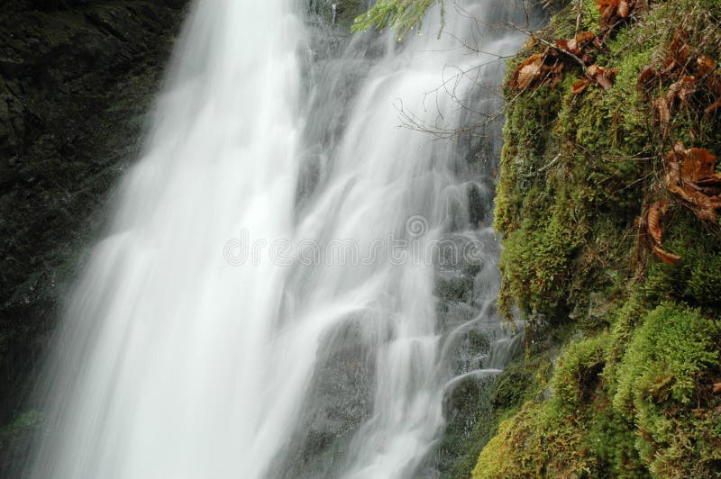 Water fall stock image. Image of natural, flowing, hike - 1796567