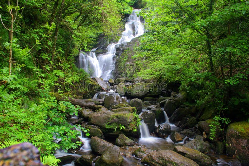 Water Fall stock image. Image of water, ireland, refeshing - 448343